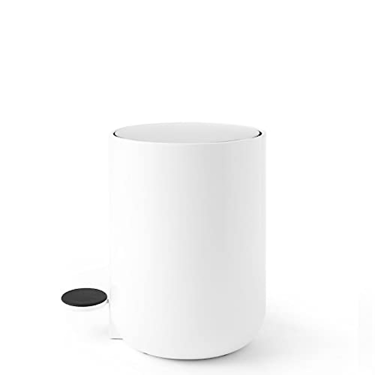 Menu New Norm Bath Pedal Bin, 1.07 Gallons, Black