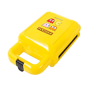 PAC-MAN Waffle Maker. Creates up to Four Delicious Waffles at once, Including PAC-MAN and three Ghosts Shapes. Mains Powered. Officially Licensed PAC-MAN Merchandise from Fizz Creations.