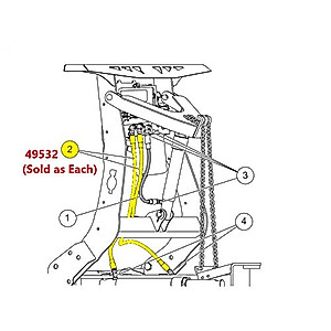 Professional Parts Warehouse Western Aftermarket Hose 3/8" X 36" with FJIC Ends, 49532AM