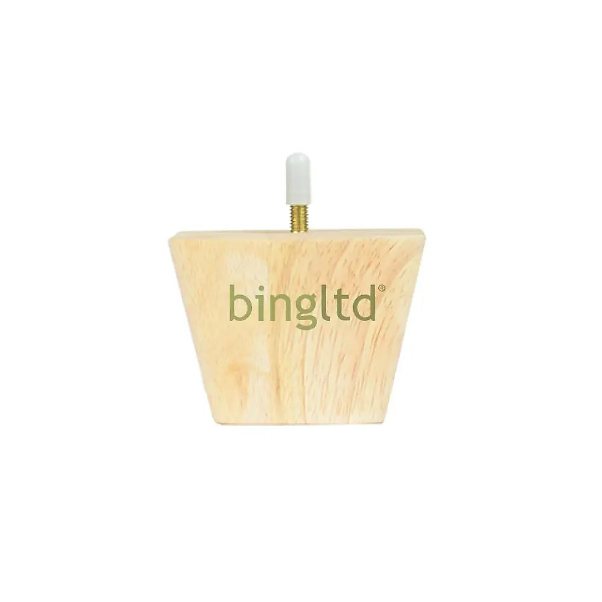 BingLTD - 4" Unfinished Square Tapered Hardwood Sofa Legs - Set of 4 (ST1004-UNF)