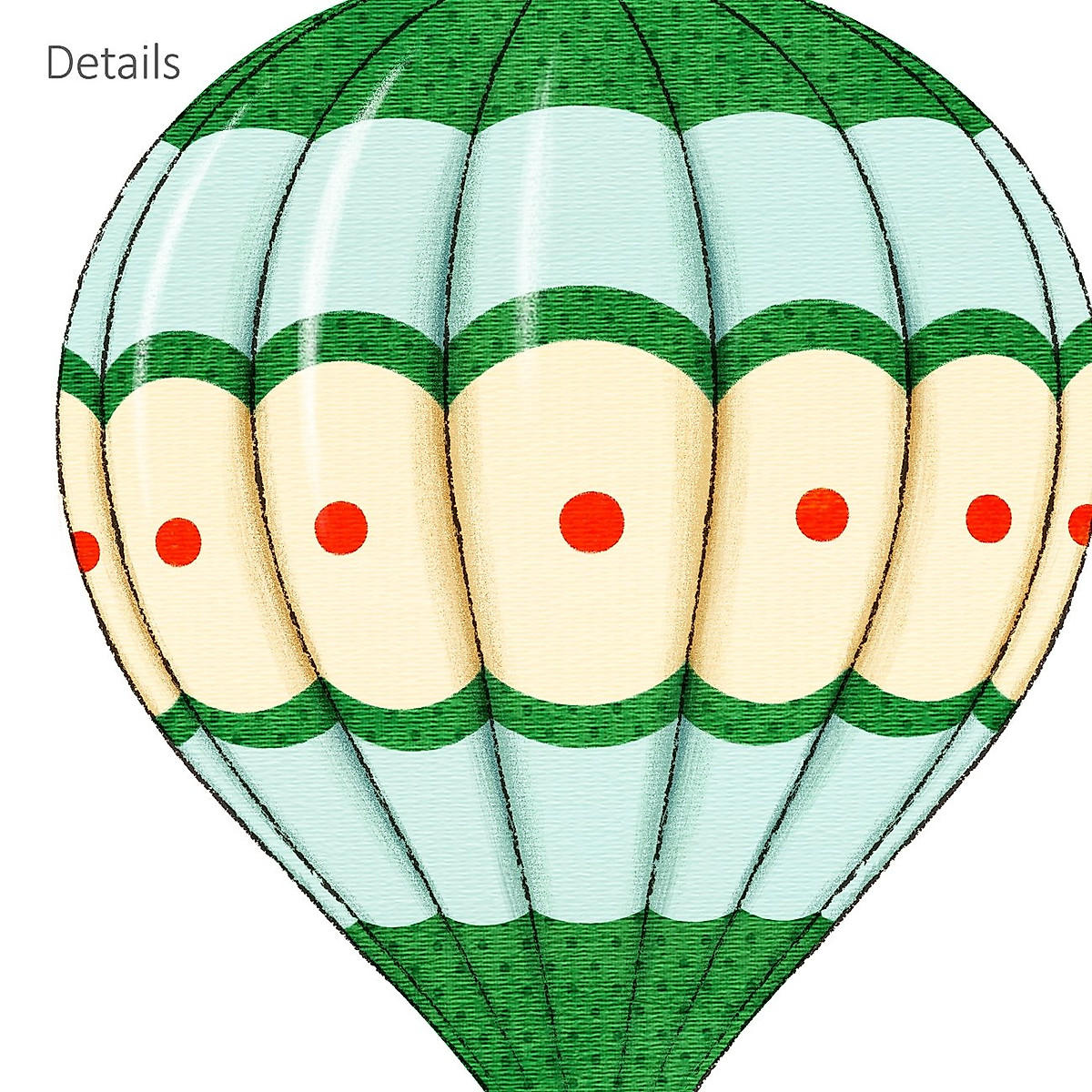 DECOWALL DS-8011 Colourful Hot Air Balloons Kids Wall Stickers Wall Decals Peel and Stick Removable Wall Stickers for Kids Nursery Bedroom Living Room (Small) d?cor