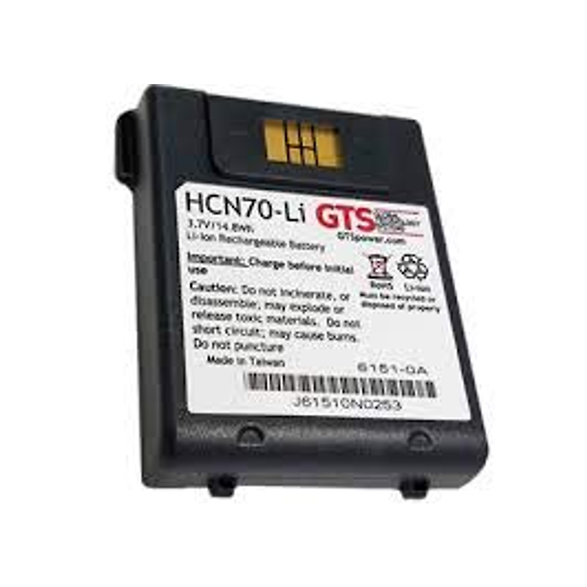 Honeywell Batteries HCN70-LI Gts Batteries, Battery Replacement for Intermec Cn70/Cn70E, 3800 Mah, Lion. OEM P/N 318-043-002