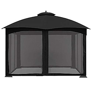 CoastShade Universal Replacement Canopy Mosquito Netting Screen Sidewalls Only for 10' x 12' Gazebo Canopy