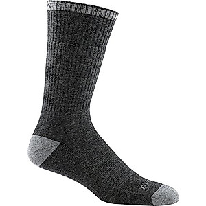 Darn Tough Men's John Henry Boot Sock Cushion (Style 2001) Merino Wool, Gravel (X-Large 12.5-14.5) - 6 Pack