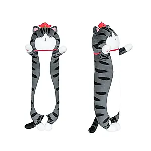 Joy Peach Plushies，Cat Plush Toys,30 in Super Soft Cat Pillow,Cat Plush Pillow for All Ages，Relieves Loneliness and Fatigue