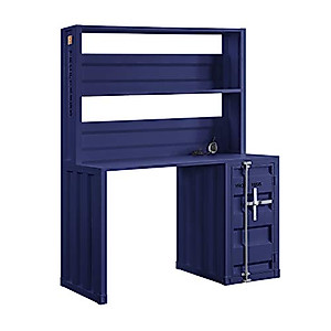 ACME Cargo Desk & Hutch - - Blue