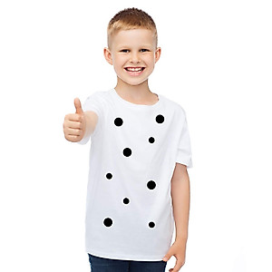 Iceyyyy 200+ Pieces Black Adhesive Felt Circles, Black Self-Adhesive Felt Sticker for Halloween DIY Projects, Professional Craft Finishing (0.5 and 0.75 Inch)