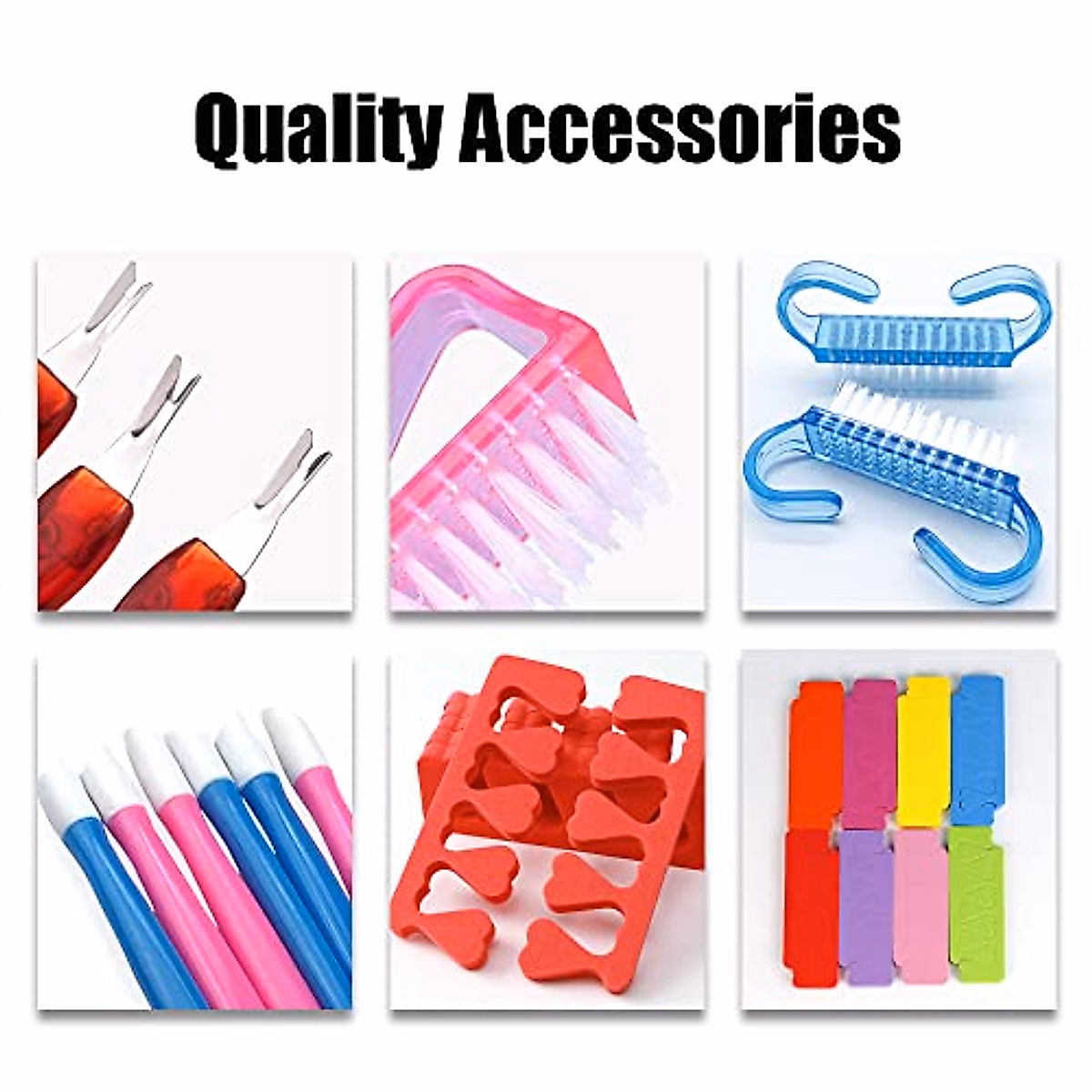 21 Pcs Professional Nail Files Set,16 Pcs Double Sided 180/240 Grits Long Lasting Polisher Washable Emery Boards for Acrylic & Natural Nails,Manicure Nail Styling Tool for Home and Salon Use