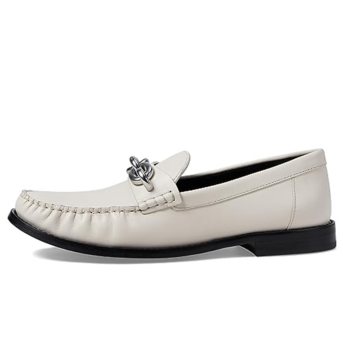 Coach Jess Leather Loafer Chalk 8 B (M)