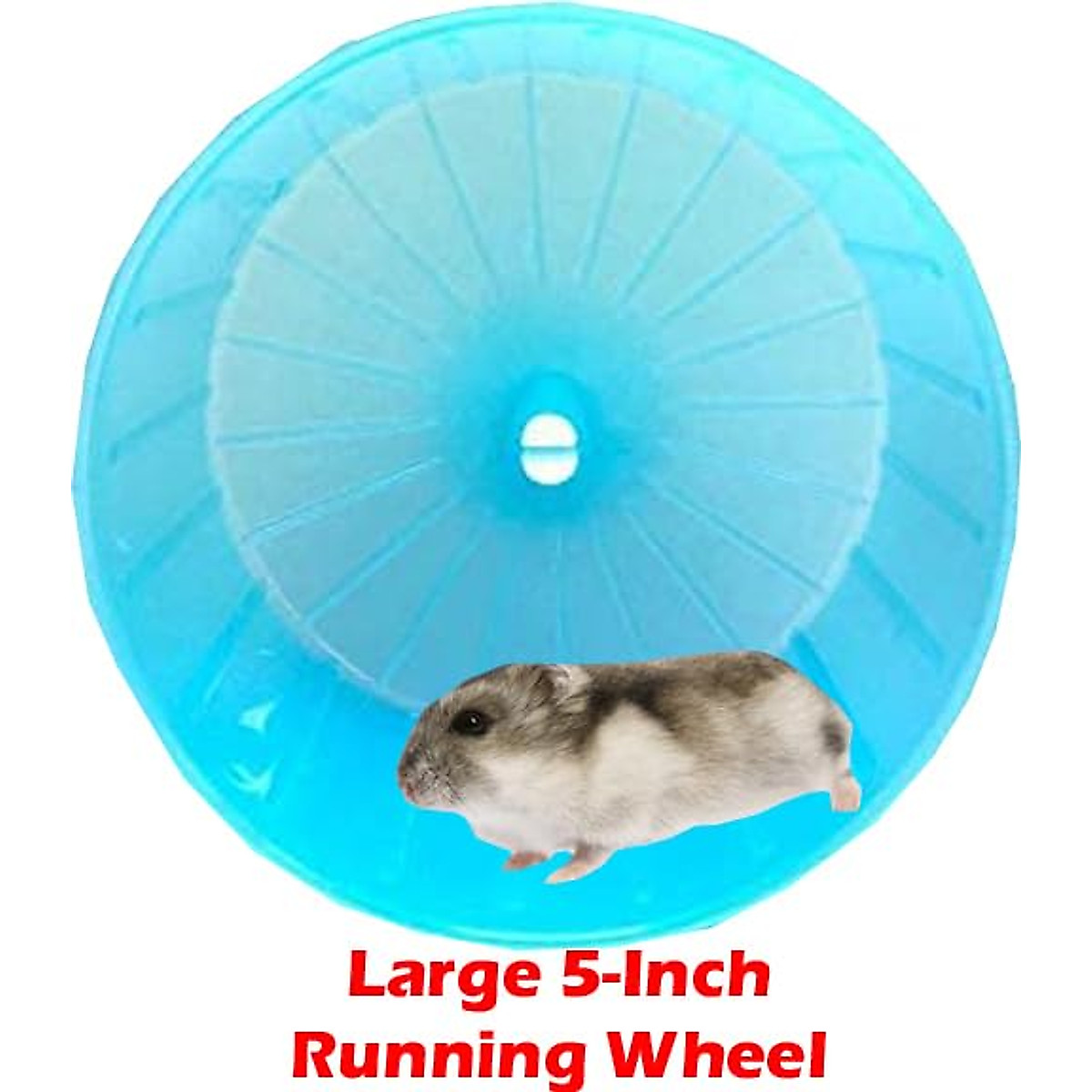 Extra Large 23" Multi-Floors Hamster Mansion Mouse Habitat Gerbil Home Rat House Small Animal Critter Expandable and Customizable Cage with Hide House Running Wheels Food Dish Water Bottle Deep Base