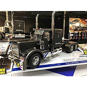 Tamiya Grand Hauler R/C Truck Kit - Matte Black Edition Black 0.5 Liters, 1 Count (Pack of 1)