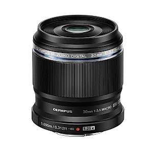 OM SYSTEM OLYMPUS M.Zuiko Digital ED 30mm F3.5 Macro For Micro Four Thirds System Camera, Compact Macro lens, 1.25x Image Maginification, Fast AF, Beautiful Bokeh