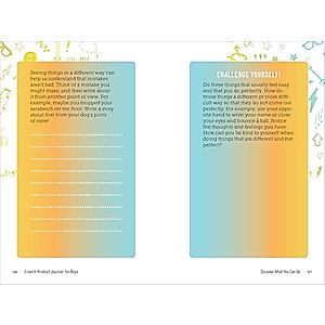 Growth Mindset Journal for Boys: A Space to Embrace Challenges, Set Goals, and Dream Big