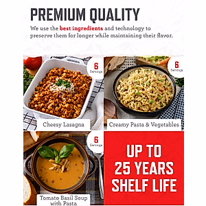 READYWISE - Favorite’s Box, 18 Servings, MRE, Emergency Food Supply, Premade, Freeze Dried Food, Survival Meal, Hiking, Adventure & Camping Essentials, Just Add Water, 25-Year Shelf Life