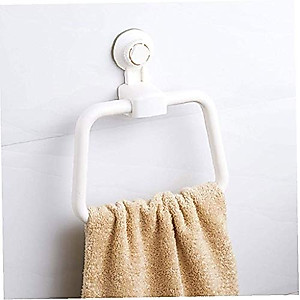 AFLHYJK Towel Rack- BathroomTowel Holder Bath Hand Towel Rings Circle Towel Holders Door Hanger Towels Rack Heavy Duty Wall Mount Brushed Finished