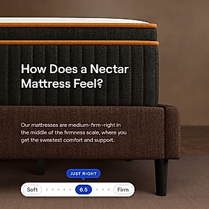 Nectar Premier Copper Hybrid Cal King Mattress 14 Inch - Medium Firm Memory Foam - Steel Springs - Dual Action Cooling Technology - 365-Night Trial - Forever Warranty, White