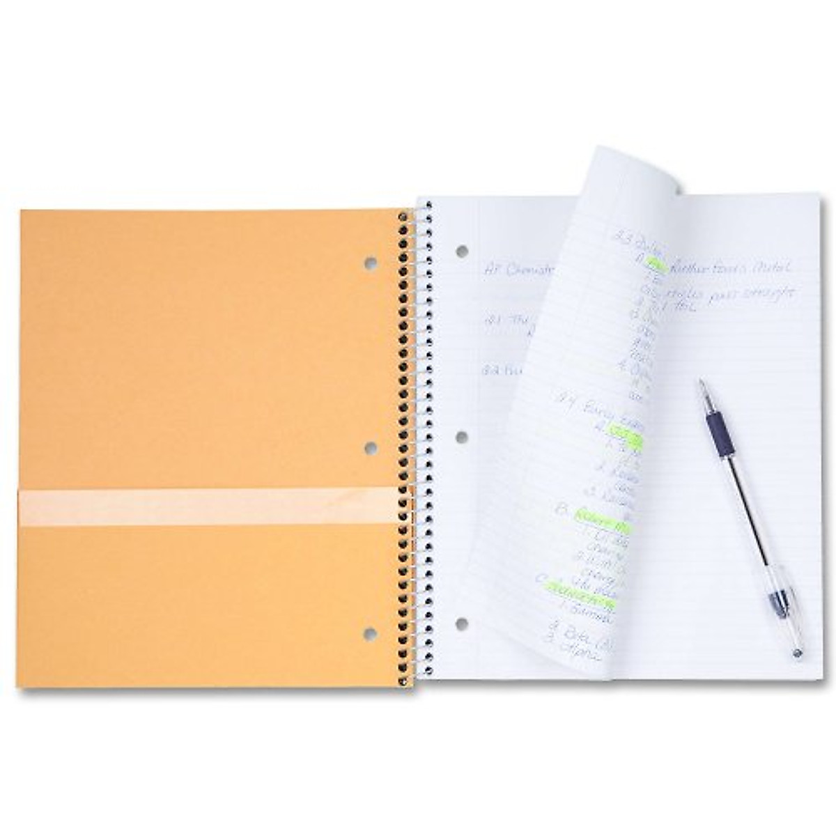 Five Star Spiral Notebook, 1-Subject, 100 College-Ruled Sheets, 11 x 8.5 Inch Sheet Size, Pink (72049)