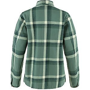 Fjallraven F86986614-679M Singi Flannel Overshirt W Patina Green-Deep Patina M