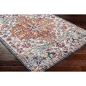 Artistic Weavers Odelia Vintage Bohemian Area Rug,2' x 3',Orange/Navy