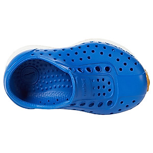 Native Shoes Kids Unisex Robbie (Toddler) Kids Robbie (Toddler) - Shoes for Kids - Synthetic Upper - Slip On Closure Victoria Blue/Shell White/Mash Speckle Rubber 9 Toddler M