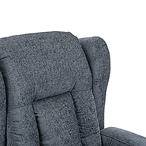 Christopher Knight Home Lavonia Massage Recliner, Wood, Charcoal + Black