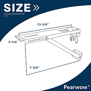Pearwow Window Air Conditioner Support Bracket, 85 lbs Light Duty Air Conditioner Support Bracket,Universal Window AC Bracket,Designed for AC Unit 5,000 to 10,000 BTU