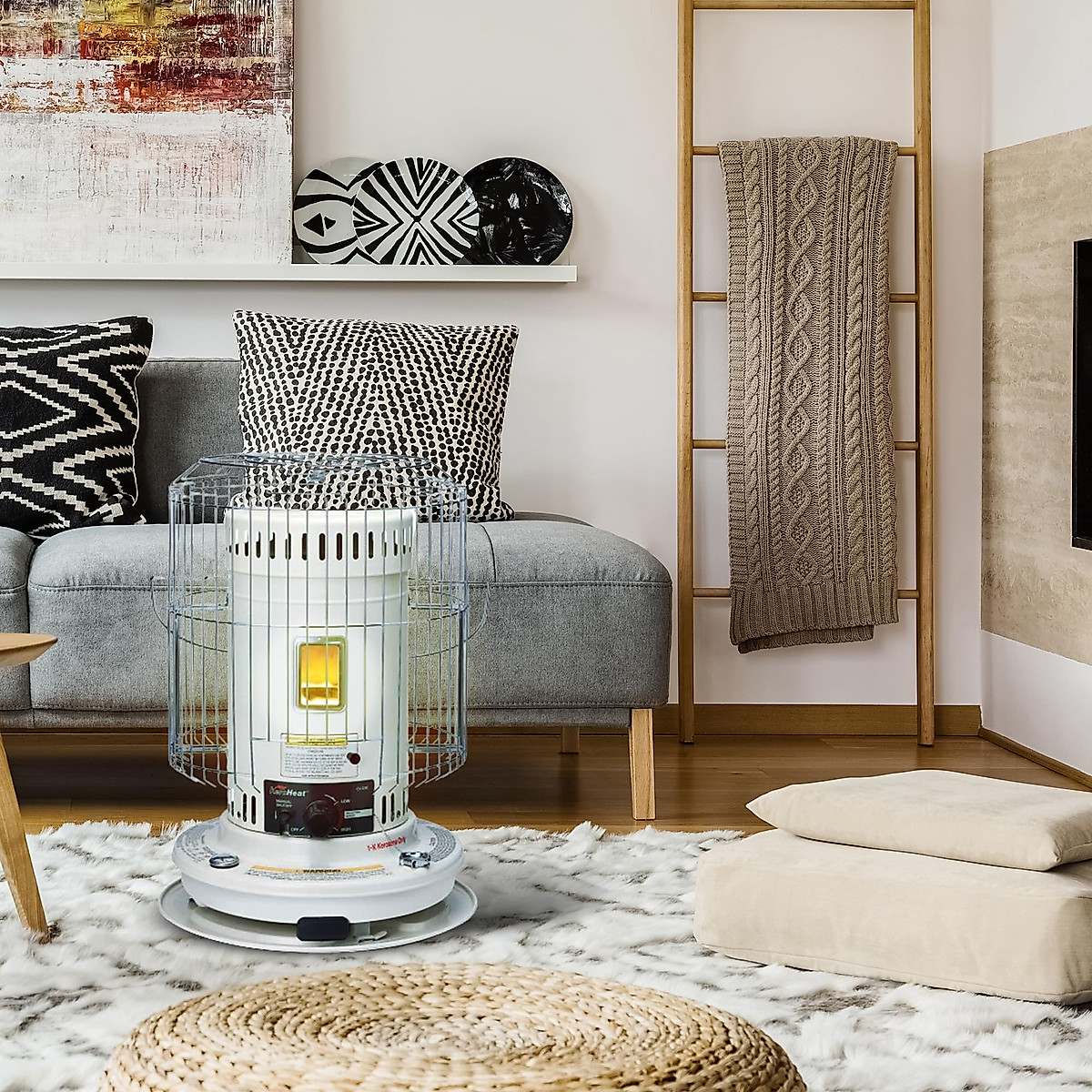 Sengoku HeatMate Portable Kerosene Indoor/Outdoor Space Heater for 1000 sq ft, 23,500 BTU