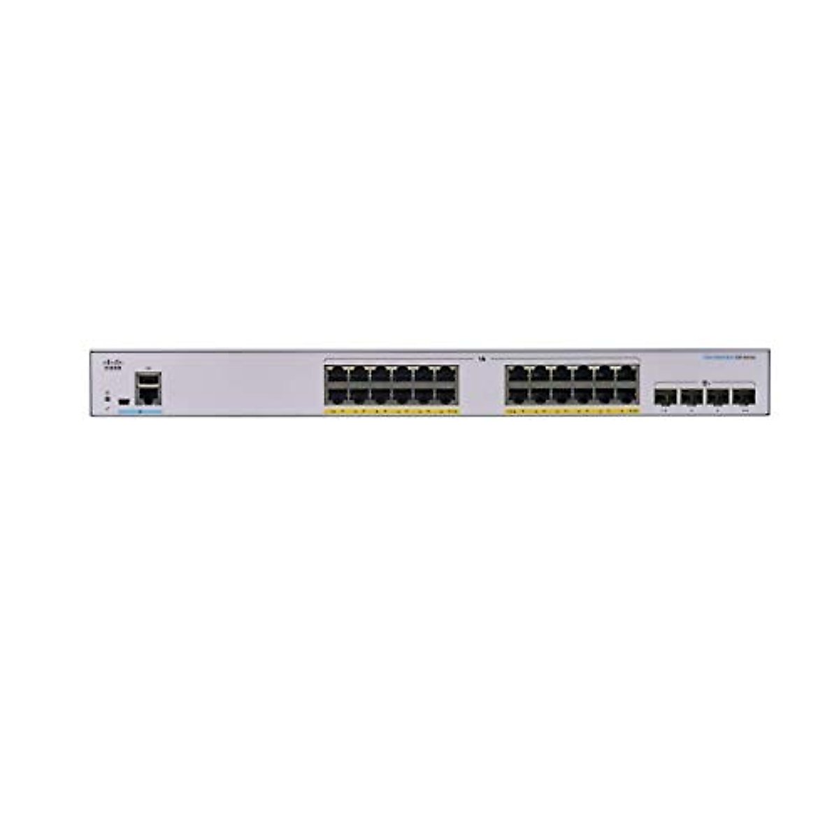 Cisco Business CBS250-24FP-4X Smart Switch, 24 Port GE, Full PoE, 4x10G SFP+, Limited Lifetime Protection (CBS250-24FP-4X)