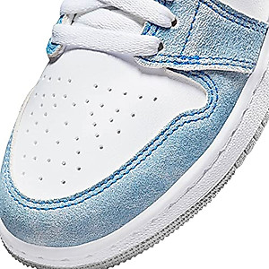 Nike Unisex Air Jordan 1 Retro HI OG (GS) Sneakers, Kids, Hyper Royal/White Royal/Blanc, 7Y M US