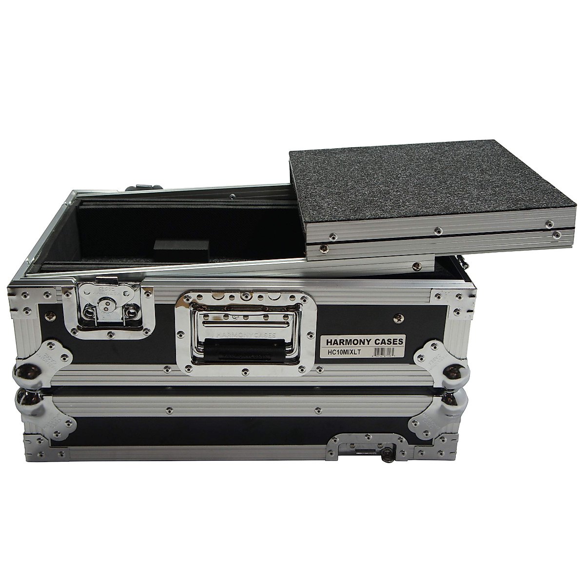 Harmony Audio HC10MIXLT Flight DJ Laptop Glide 10" Mixer Custom Case Compatible with Numark M4