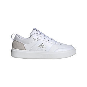 adidas Women's Park ST Sneaker, White/White/Silver Metallic, 8