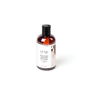 Eye Envy Tear Stain Remover Solution for Dogs|100% Natural,Safe|Recommended by Breeders/Vet/Professional Handlers/Groomers|Contains colloidal Silver|Remove Stains from White/Light Fur,Skin Folds (8oz)