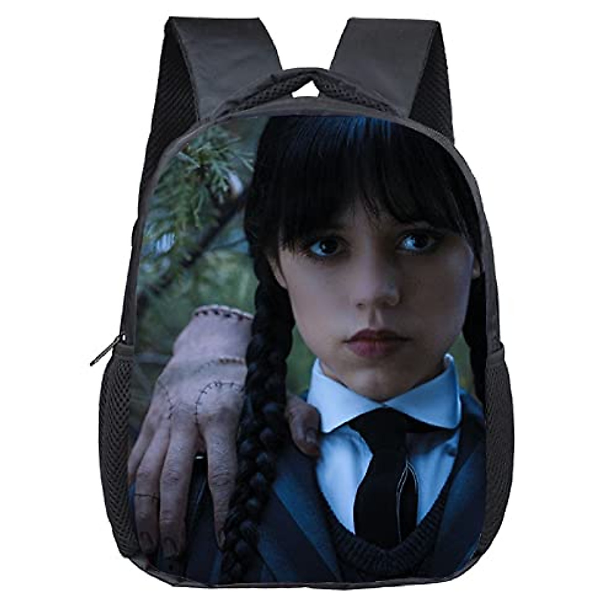 Iuene Teenage Primary School Student Wednesday Addams Shoulder Bag High-Capacity School Backpack Bag Bookbag Sports Bag (Color-13, One Size)