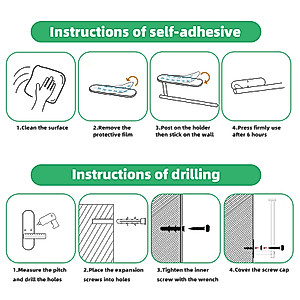 Under Cabinet Paper Towel Holder, Adhesive Paper Towel Holder,AMPURSQ Under Cabinet Paper Towels Holder for Kitchen, Farmhouse,RV, and Bathroom,Brushed Nickle Wall Mount Paper Towel Roll Holder(Black)