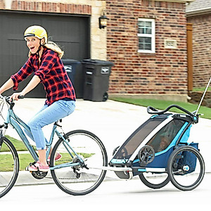 Bicycle Trailer Hitch Coupler Mount Attachment, MASO-AUTO Bike Rear Racks Axle Steel Adapter Replacement Cycling Accessory for Dog Kids Cargo