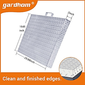 Griddle Cover 28Inch, gardhom Aluminum Hard Top Lid with Handle Outdoor BBQ Hood Lightweight Durable for 28” Blackstone Grill Cover