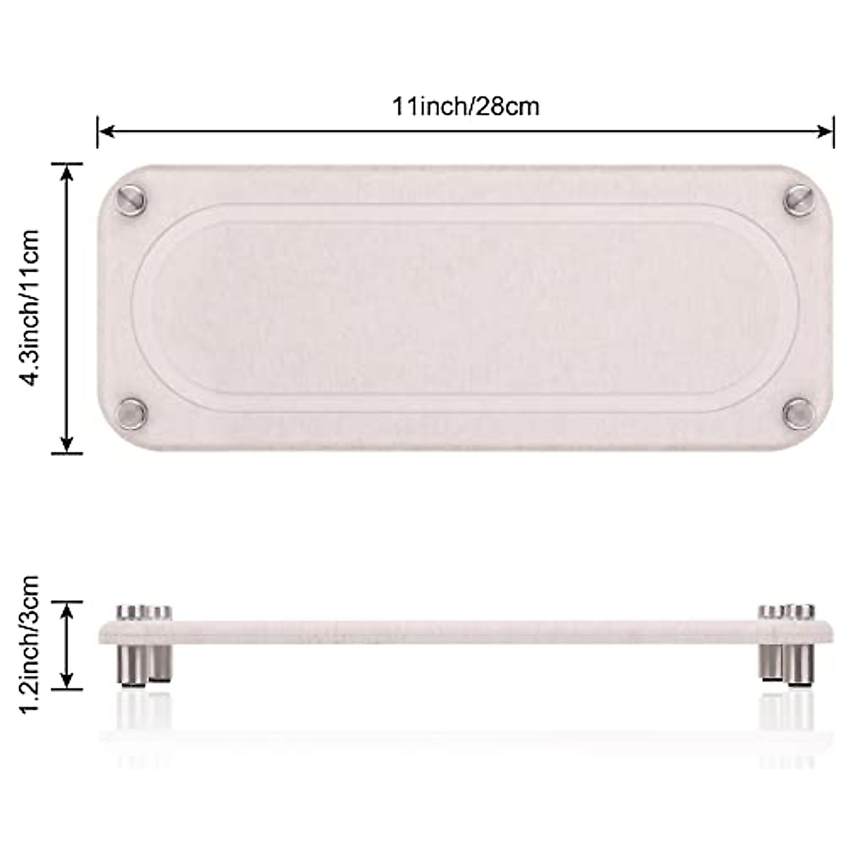 RSzeen Instant Dry Sink Caddy Organizer, Sink Sponge Soap Holder, Countertop Fast Drying Stone Tray for Bathroom Kitchen (Beige)