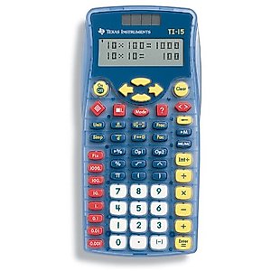 Texas Instruments TI-15 Explorer Elementary Calculator