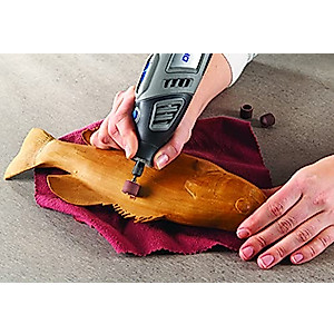 Dremel SC407 EZ SpeedClic Sanding Bands and Mandrel, Set of 2 Sanding Bands 13 mm (Grit 60/120) and 1 EZ SpeedClic Mandrel for Sanding, Shaping and Smoothing Wood and Plastic Materials