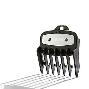 Wahl Professional- Versatile Premium Cutting Guide Comb with Metal Clip #1/2 & #1 1/2 Combo Set #3354-1100-1000 for All Wahl Clippers/Trimmer