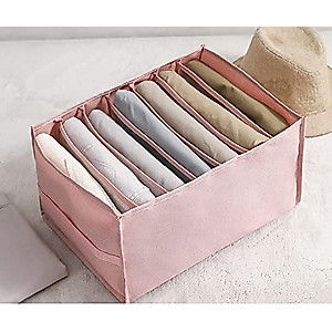 PINK - Shirt Organizer Clothing Storage Drawer Storage