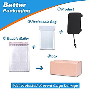 Rear Bumper Tow Hook Cover Fit for Audi Q5 2008 2009 2010 2011 2012 2013 2014 2015 2016 2017 Towing Eye Cap 8R0807449 8R0807450 (Black, right passenger side) Xinpinsai