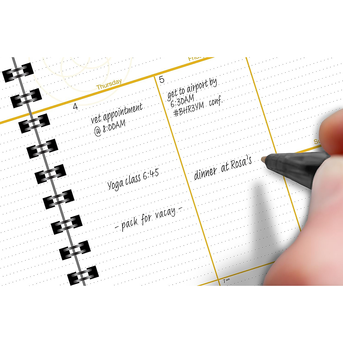 I, Us, All Annual Dated 2024 DayPlanner Medium (6.625 x 9 inches) Weekly & Monthly Organizer, Appointment Schedule, Goals and Notes