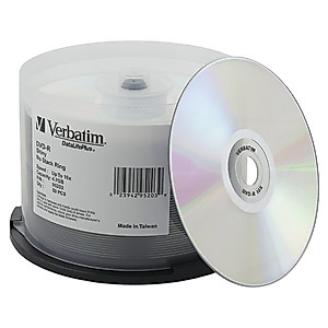 Verbatim DVD-R DataLifePlus Silver Thermal Printable 16x