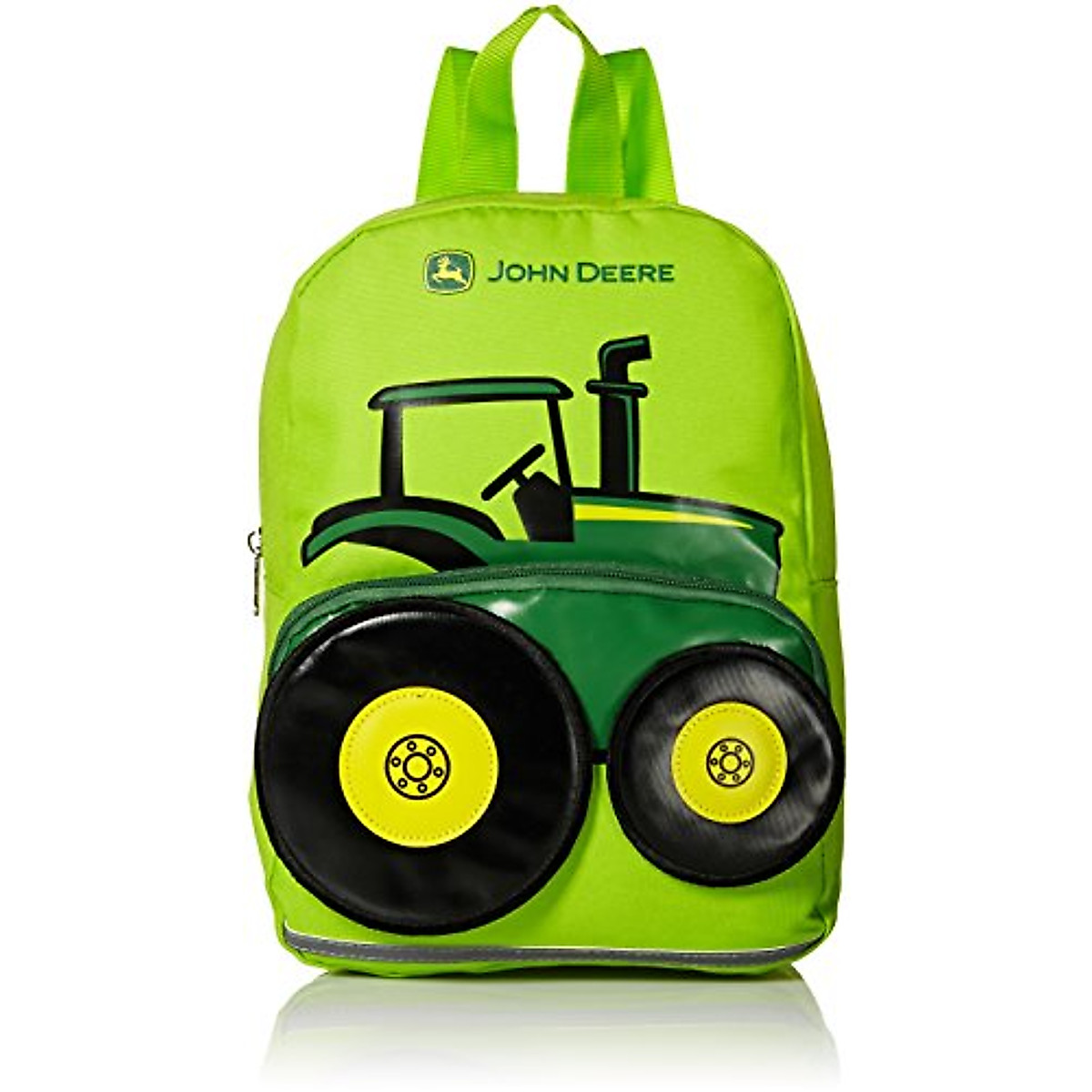 John Deere Boys Kids Girls Toddler Backpack, Lime Green, One Size