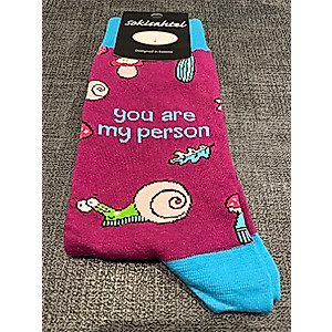 Funny Cheap Socks - Magic Mushroom Socks - Snail Socks - You Are My Person - Birthday Gift for Men Women and Teens