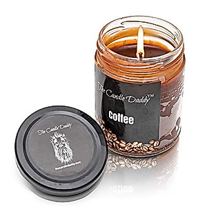 Coffee Scented Candle - 6 oz jar Candle - up to 40 Hour Burn - Hand Poured in Indiana