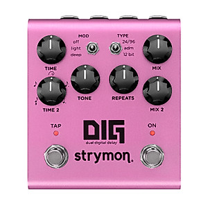 Strymon DIG V2 Dual Digital Delay Guitar Effects Pedal for Electric and Acoustic Guitar, Synths, Vocals and Keyboards
