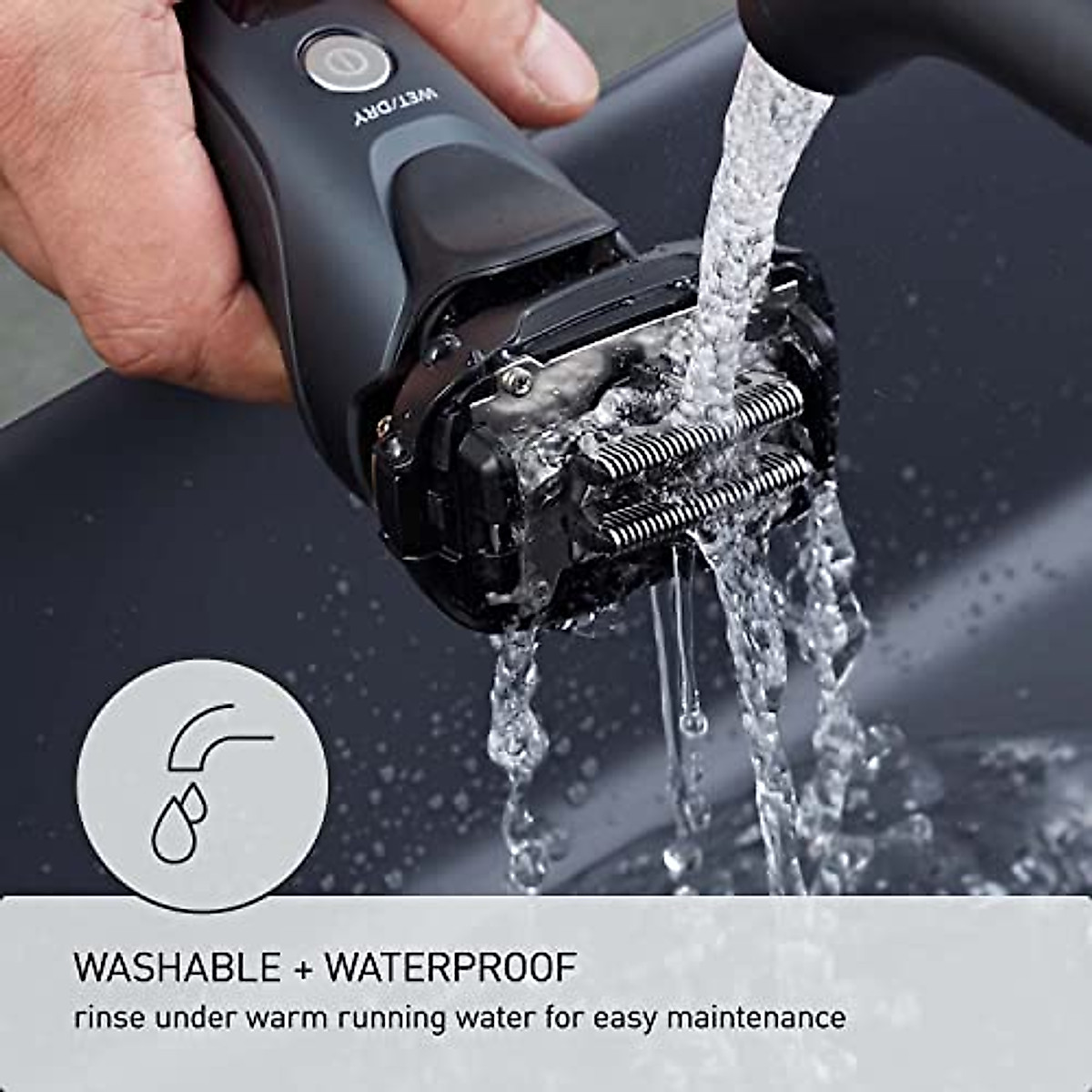 Panasonic ARC5 Electric Razor for Men with Pop-up Trimmer, Wet Dry 5-Blade Electric Shaver with Intelligent Shave Sensor and 16D Flexible Pivoting Head - ES-LV67-K (Black)