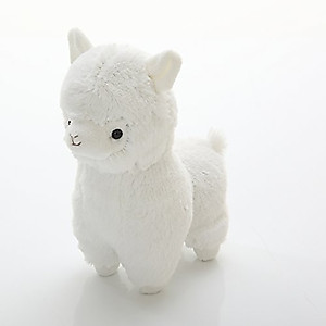 Cuddly Big Soft Toys Alpaca Doll Soft Stuffed Animals Cushion Toy Sheep Doll, 7" /17cm Llama Lamb Plushie Toys Best Birthday Gifts for The Children Kids Baby Toys (White)